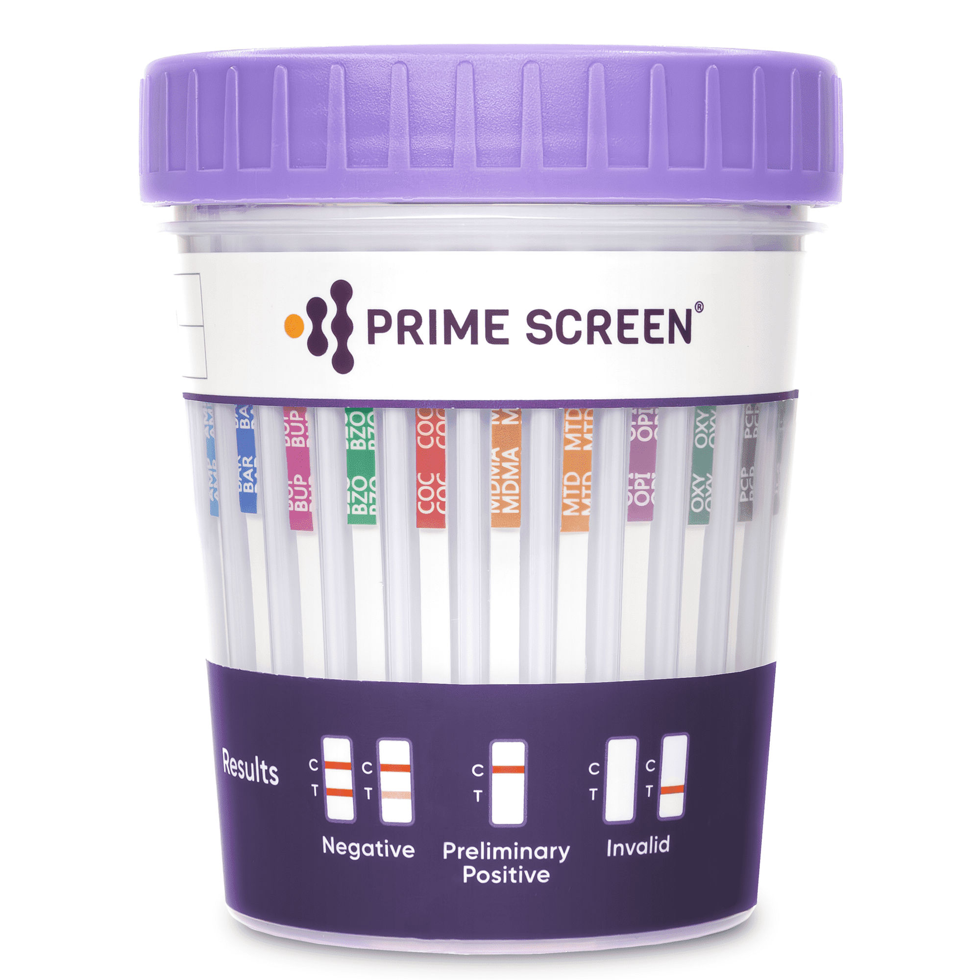 Prime Screen 12 Panel Instant Urine Drug Testing Cup, CLIA Waived, FDA ...