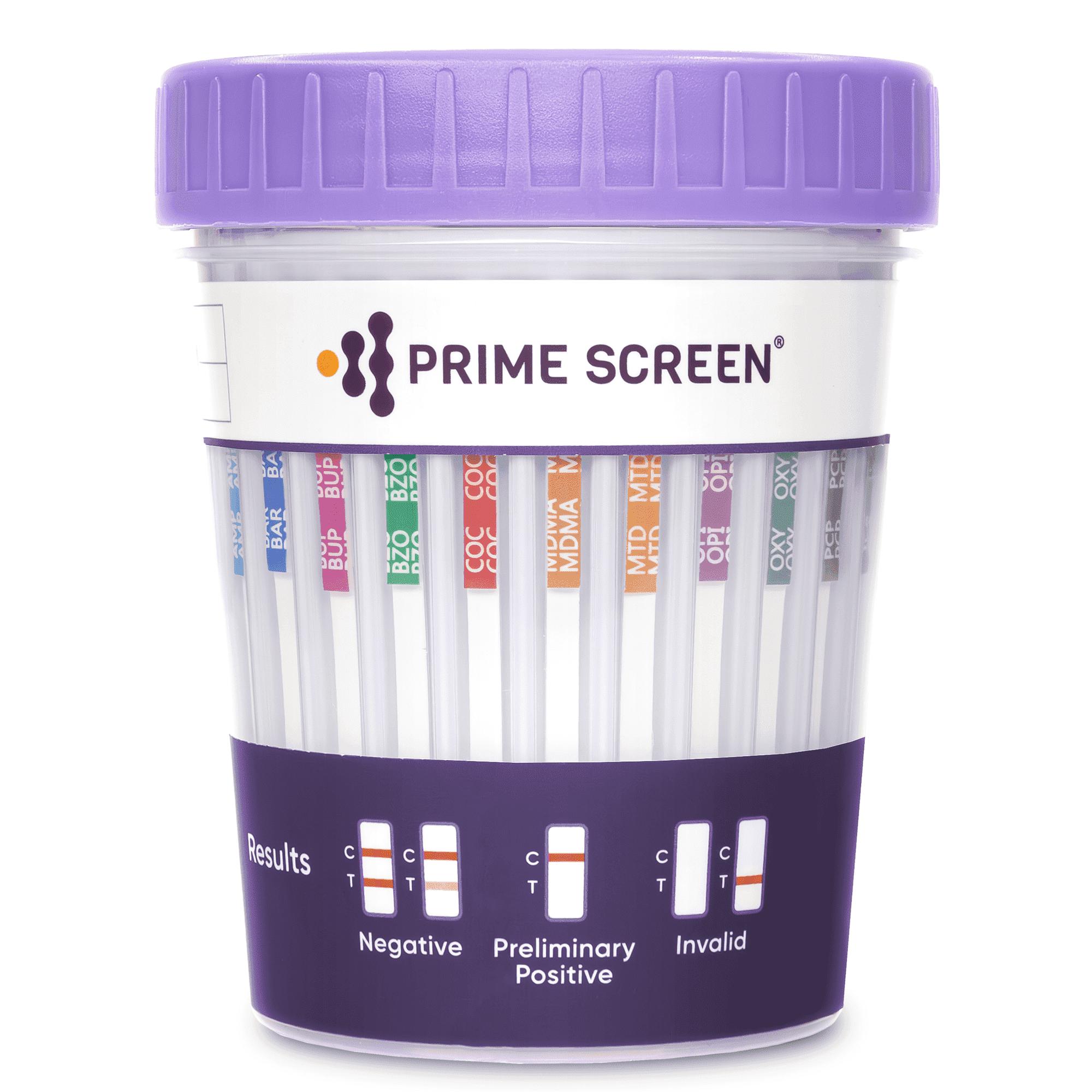 Prime Screen - 12 Panel Multi-Drug Urine Test Cup for Home Use [100 ...