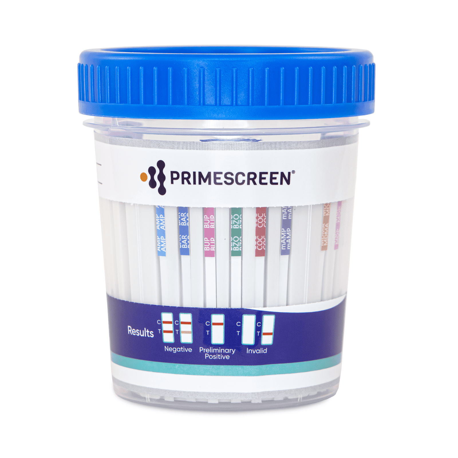 Prime Screen - 12 Panel Instant Urine Drug Testing Cup_ [2 Pack] T-3124 ...