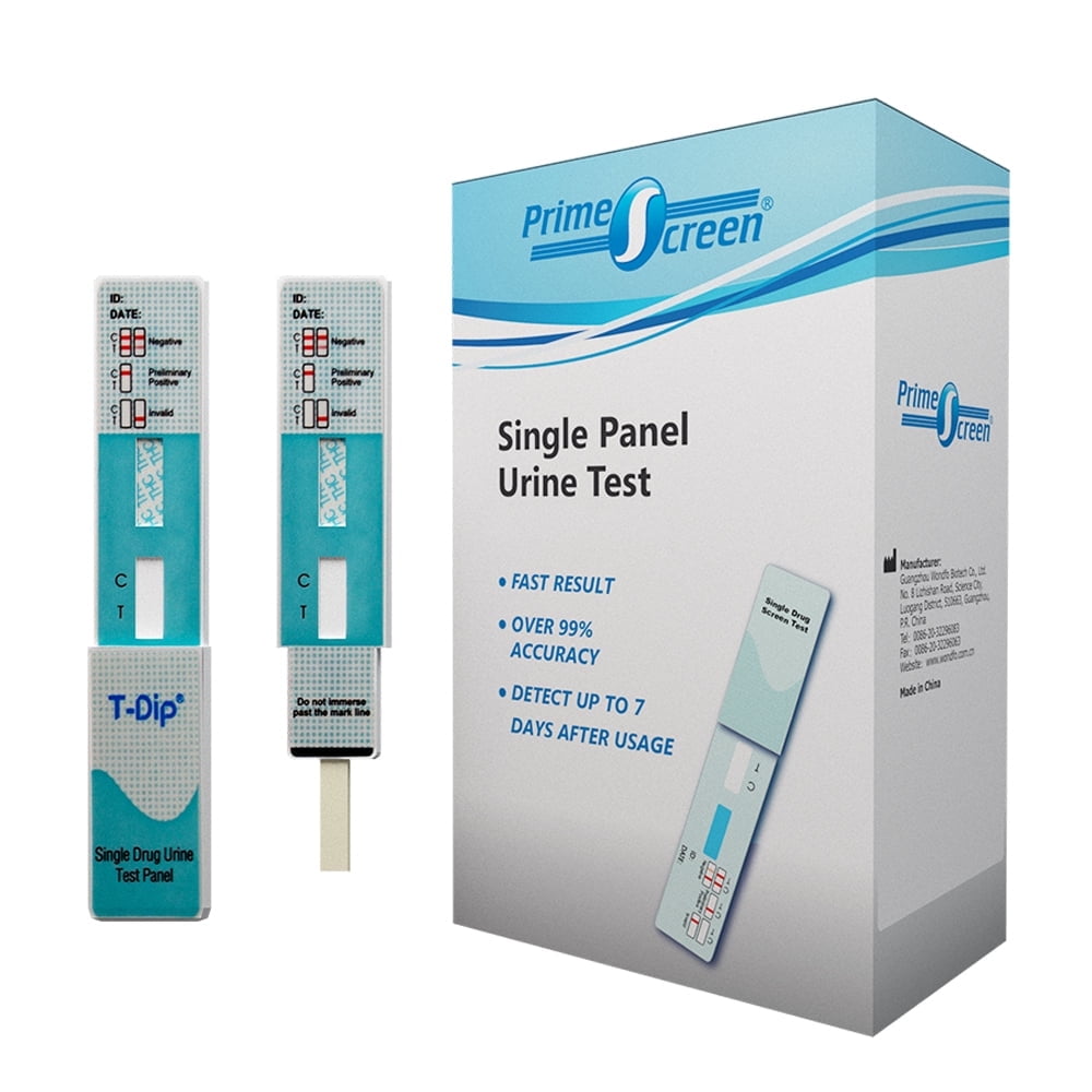 Prime Screen - [5 Pack] Marijuana THC Urine Drug Test Kit, 50 ng/mL ...