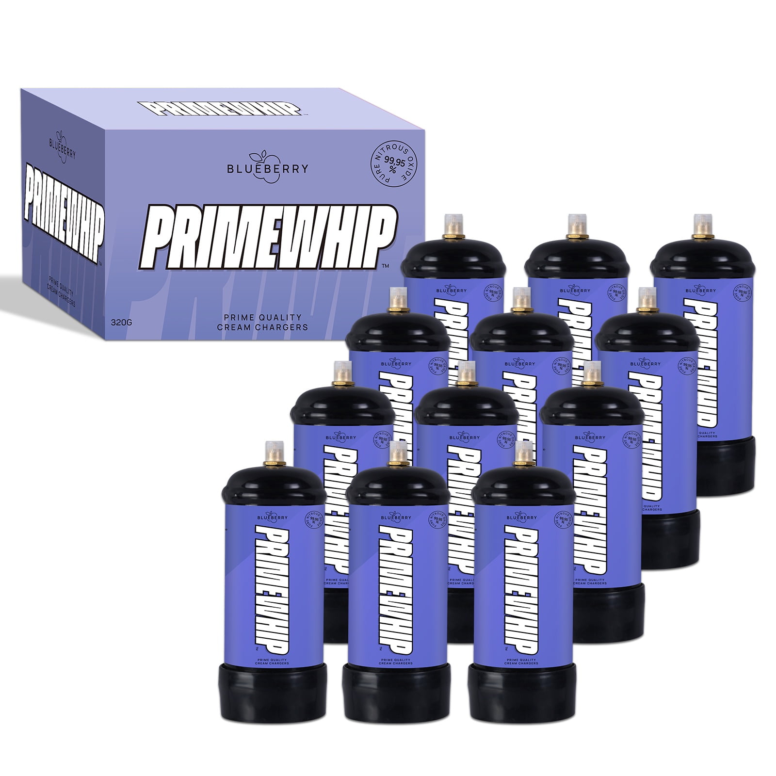 Prime Whip Blueberry 320G - Ultra Pure Whipped Cream Charger - Food ...
