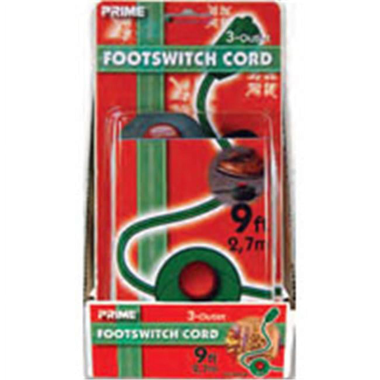 Prime Wire & Cable 9 ft. 3-Outlet Footswitch Cord - Walmart.com