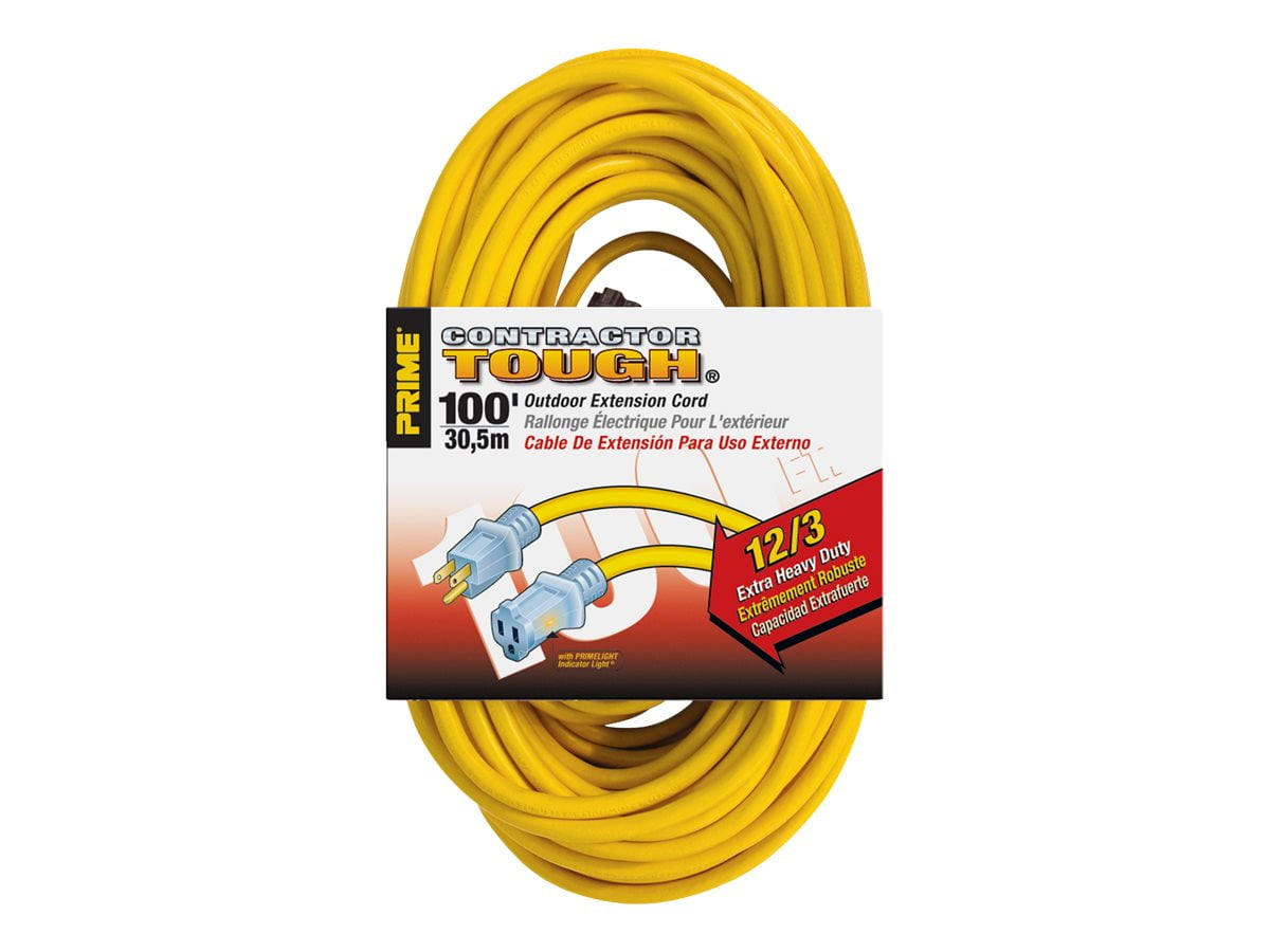 Prime EC511835 - Power extension cable - NEMA 5-15 (F) to NEMA 5-15 (M ...