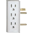 Prime Wire & Cable White 15A 6-Outlet Space Saver Power Tap PB801020 ...