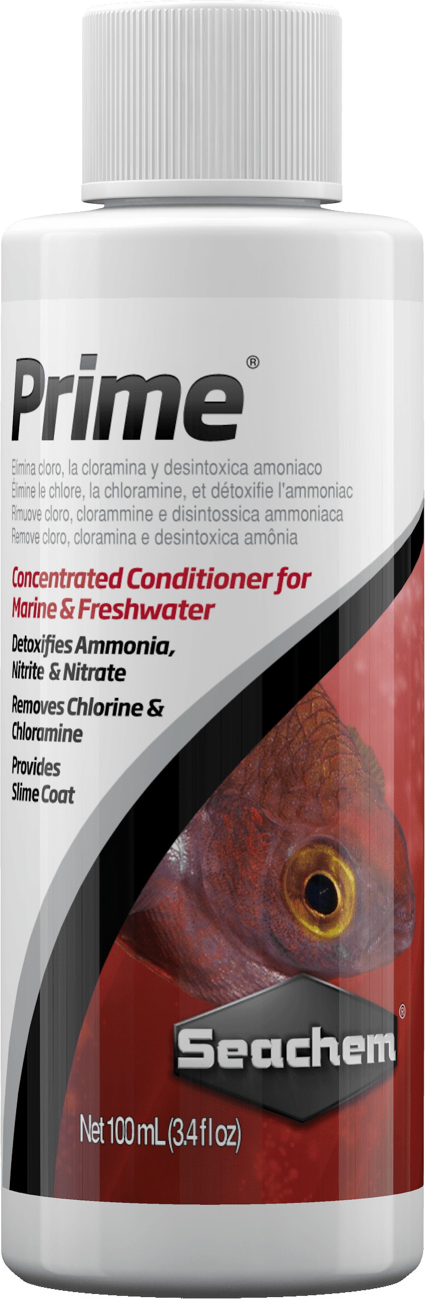 Prime 100 mL / 3.4 fl. oz. - Right Start Water Conditioner for Aquarium ...