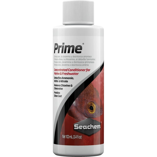 Prime 100 mL / 3.4 fl. oz. - Right Start Water Conditioner for Aquarium ...