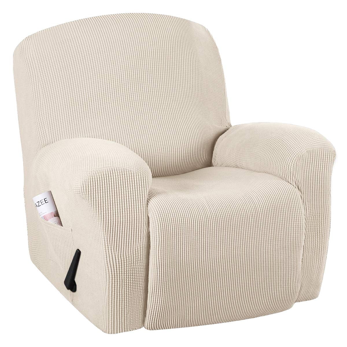 PrimeBeau Large 1-Piece Jacquard Spandex Recliner Slipcover for Living ...