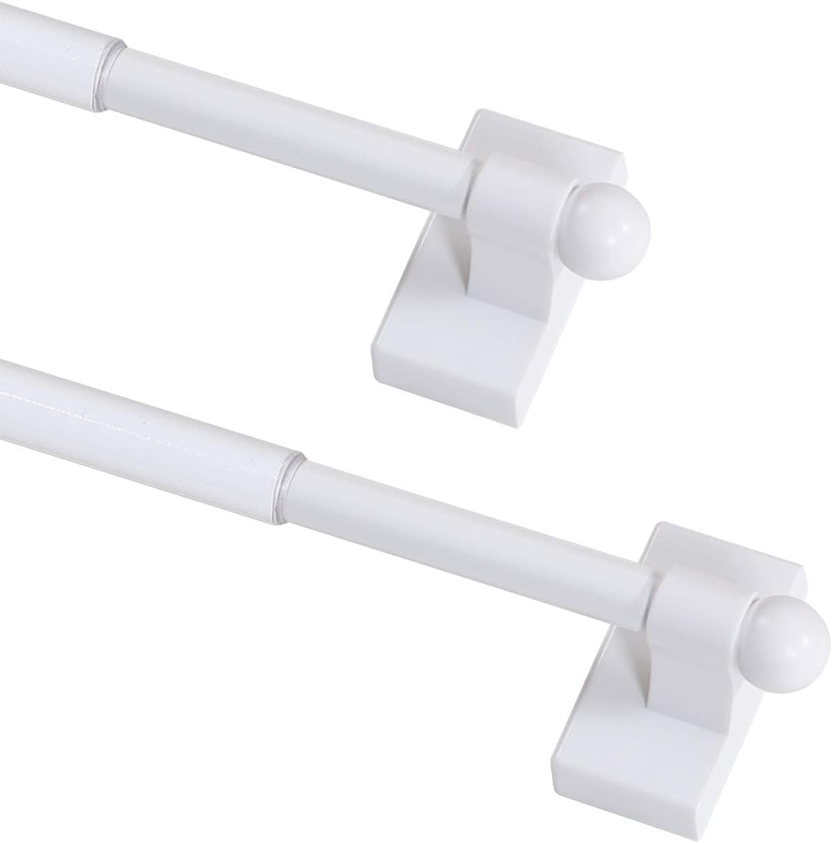 PrimeBeau Magnetic Curtain Rods for Metal Doors Multi-Use Curtain Rods ...