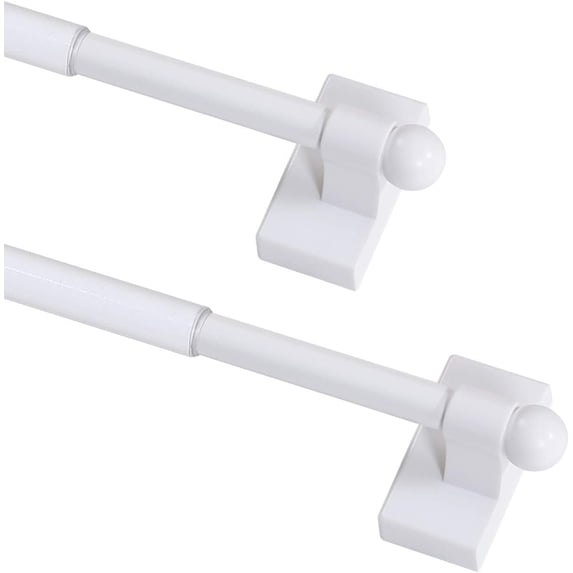PrimeBeau Magnetic Curtain Rods for Metal Doors Multi-Use Curtain Rods ...