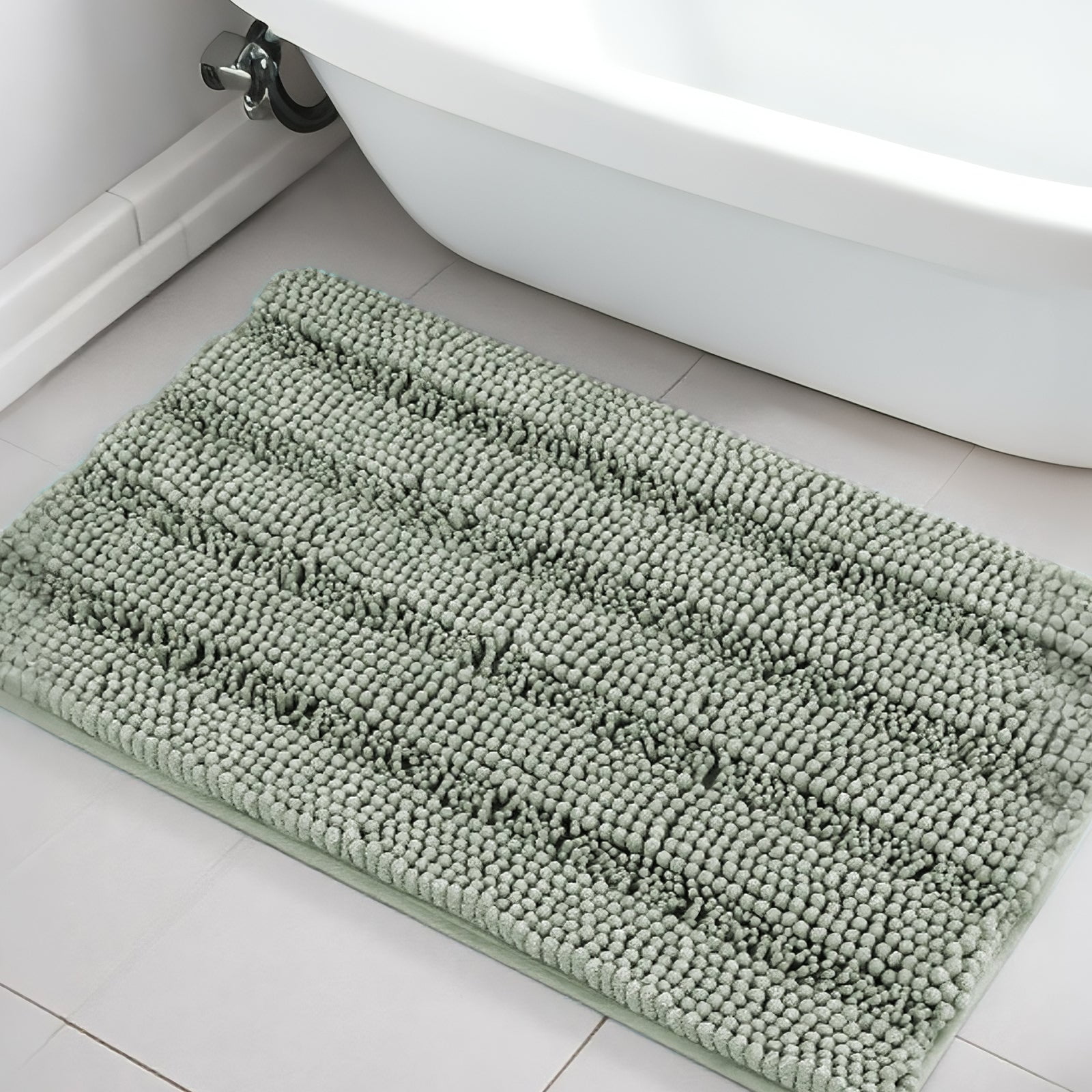 PrimeBeau Microfiber Non Slip Mat Anti-Slip Bath Mat, 20 x 32 Inch ...