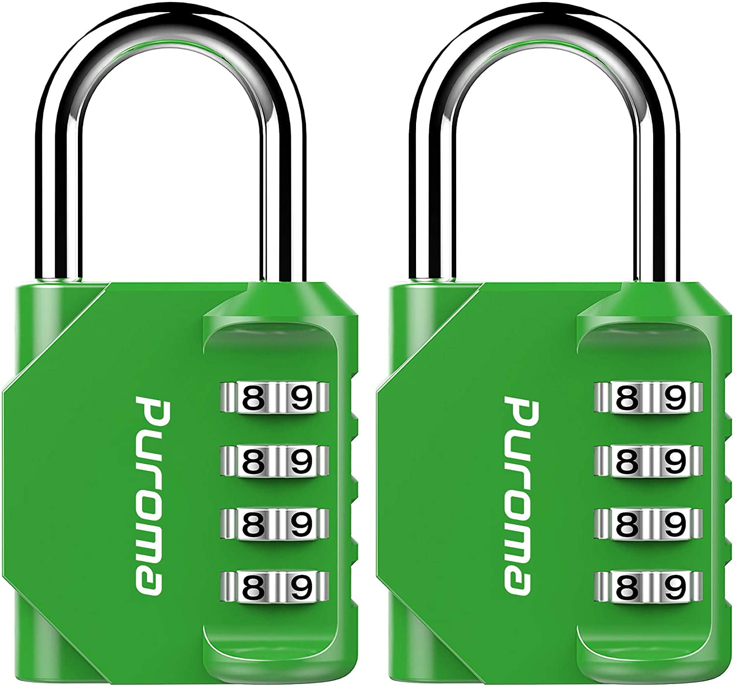 PrimeCook Shop 2 Pack Combination Lock for Locker 4 Digit Outdoor ...