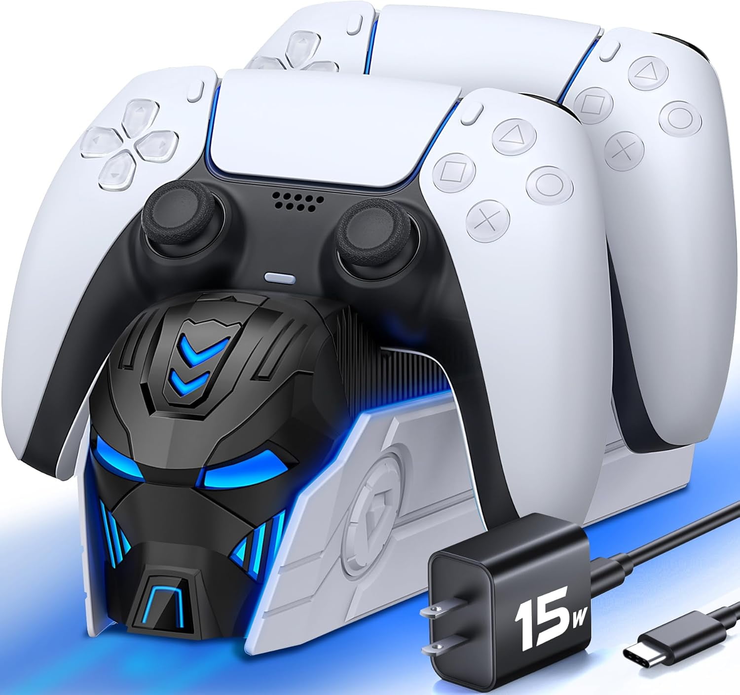 PrimeCook Shop Upgraded for PS5 Controller Charger with Fast Charging ...