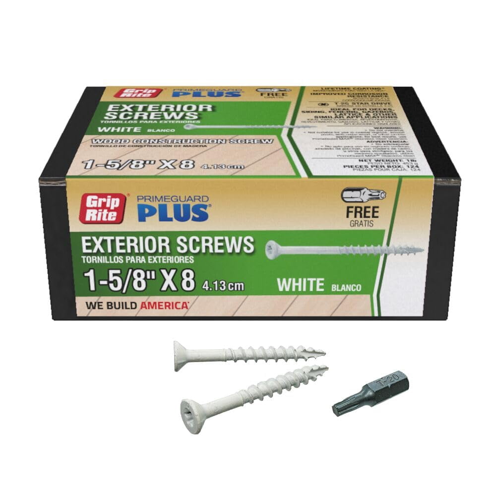 PrimeGuard Plus Premium Deck Screws for Outdoor Projects - Bugle Head ...