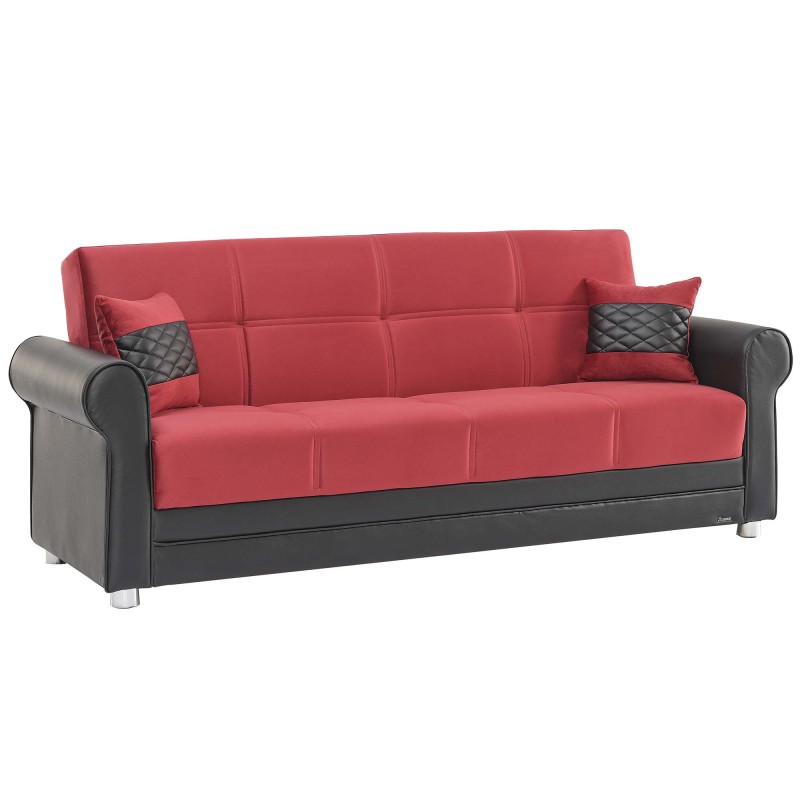 PrimeNest Ithara Collection Upholstered Convertible Sofabed with ...