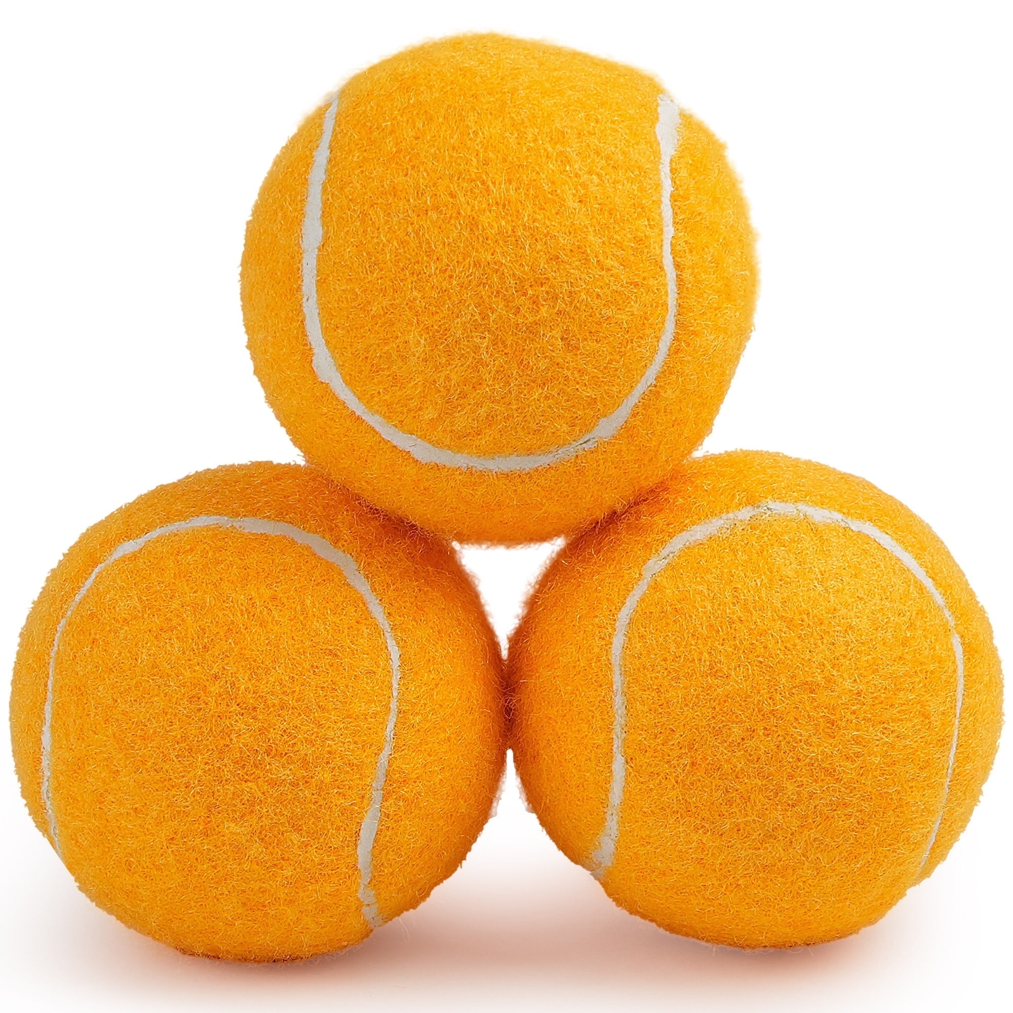 Prime Pets Tennis Balls for Dogs, 3Pc 2.5'' Dog Squeaky Balls, Puppy ...