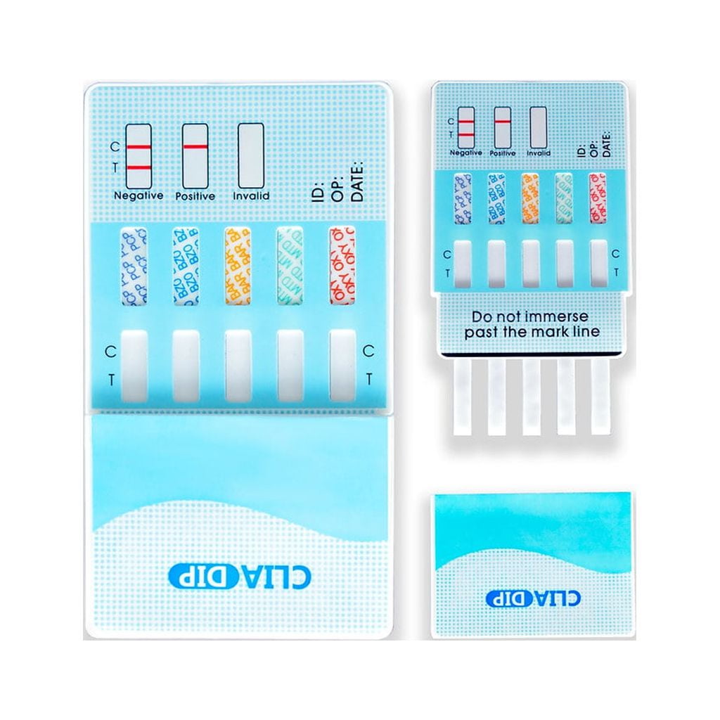 PrimeScreen 10 Panel Dip Card Drug Test WDOA-1104 (5 Pack) - Walmart.com