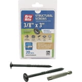 PrimeSource Grip-Rite PrimeGuard Plus Flat Washer Head Structure Screws ...