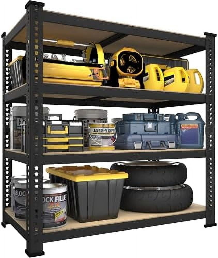 PrimeZone 40" W x 20" D x 59" H Heavy Duty Storage Shelves, 4 Tier ...