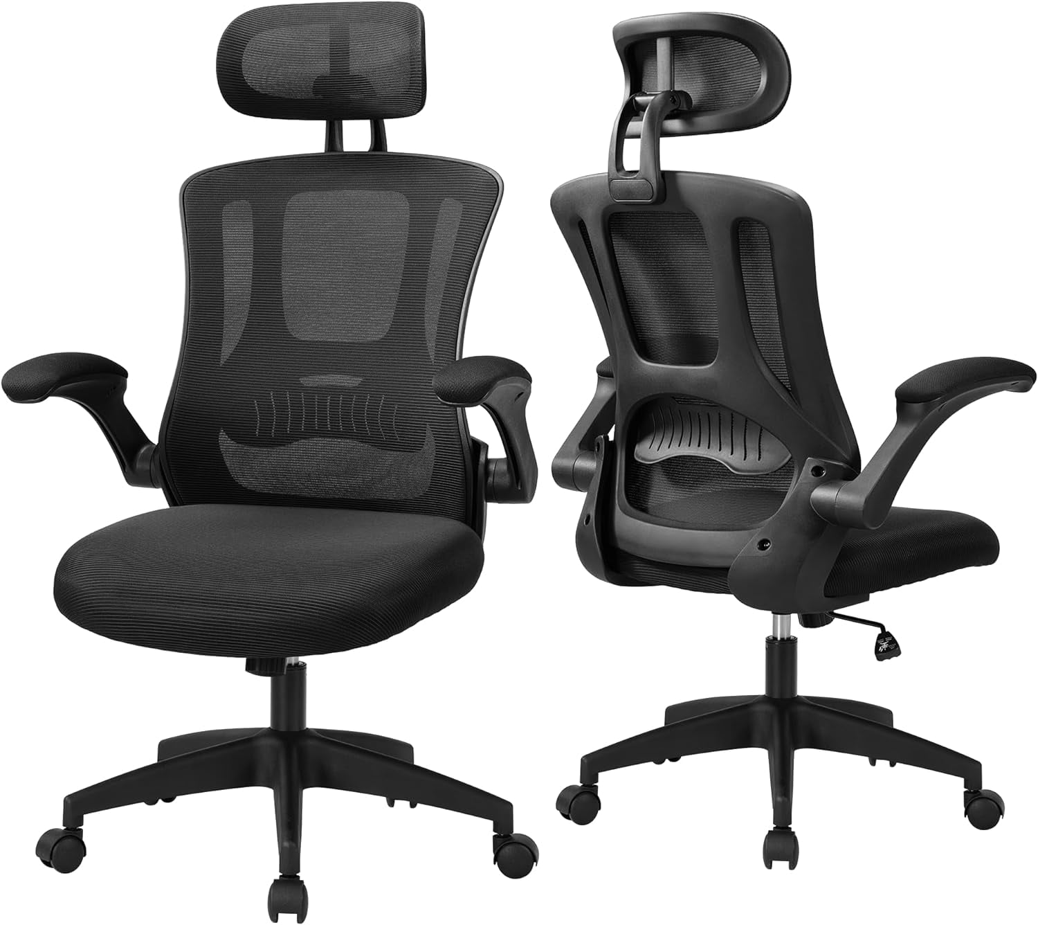 PrimeZone Ergonomic Office Desk Chair - Computer Chair with Adjustable ...