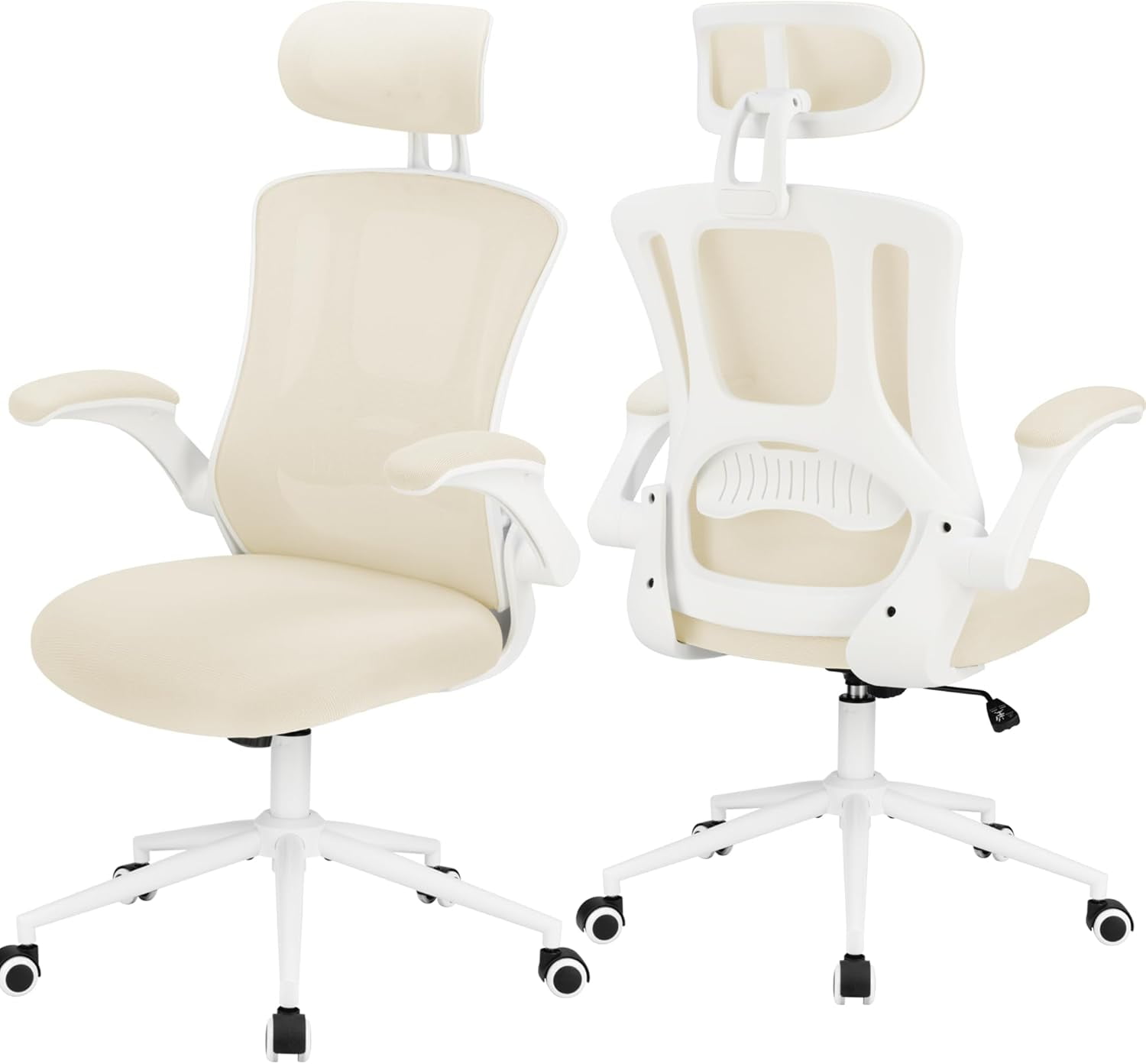 PrimeZone Ergonomic Office Desk Chair - Computer Chair with Adjustable ...