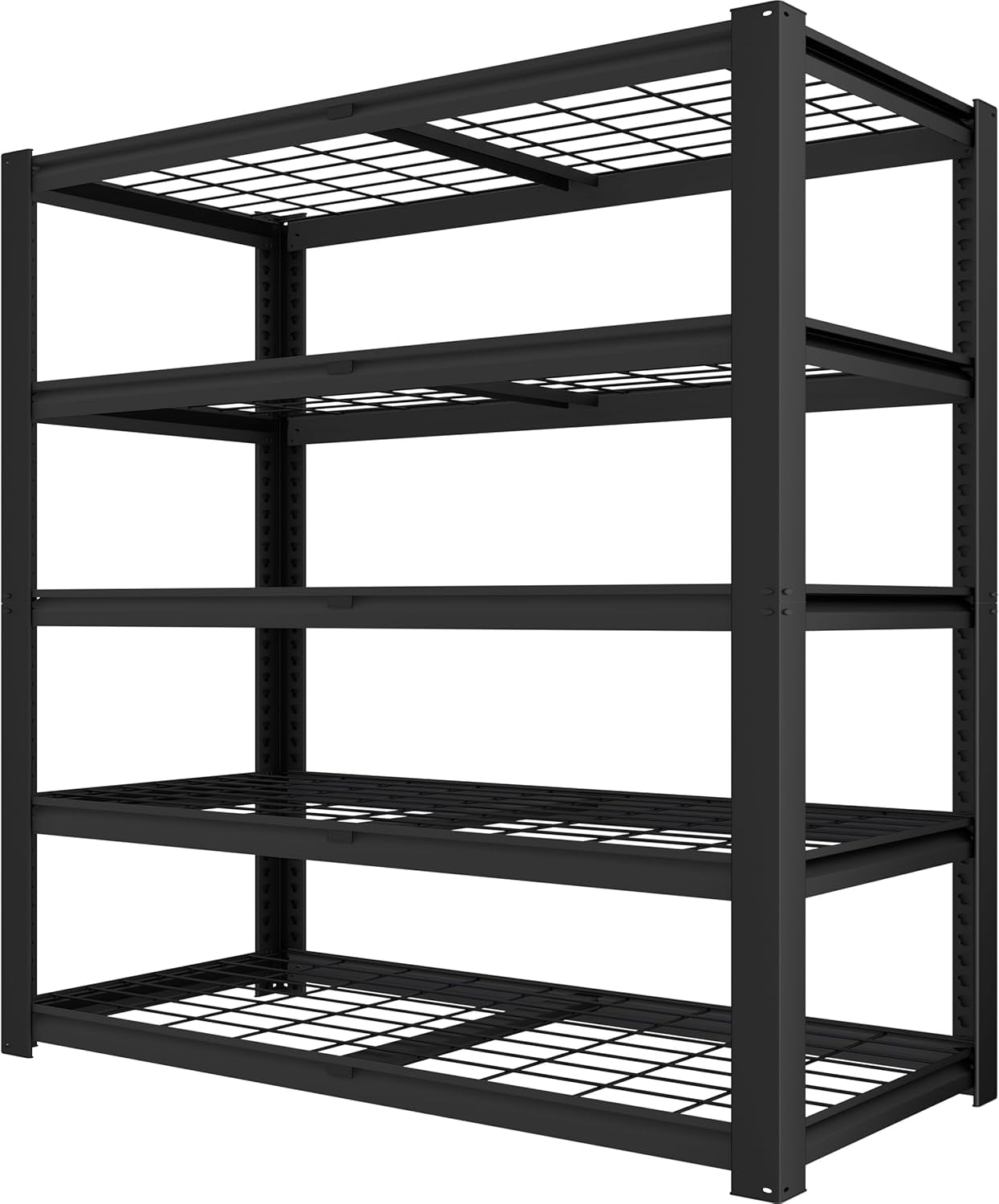 PrimeZone Heavy Duty Storage Shelves - 36" W X 16" D X 72" H Adjustable ...