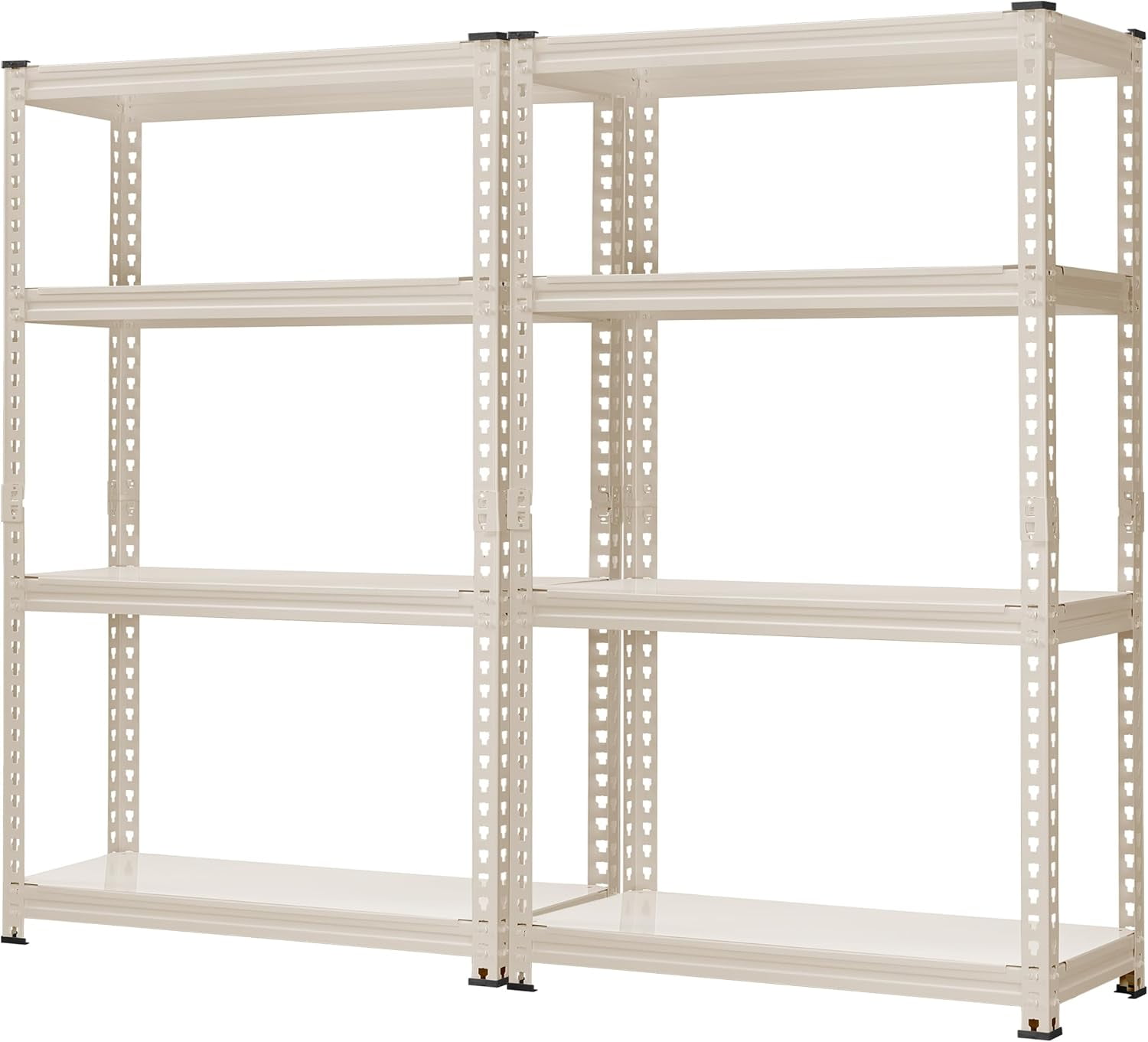 PrimeZone Metal Garage Storage Shelves, 28" W x 12" D x 60" H 4 Tier ...