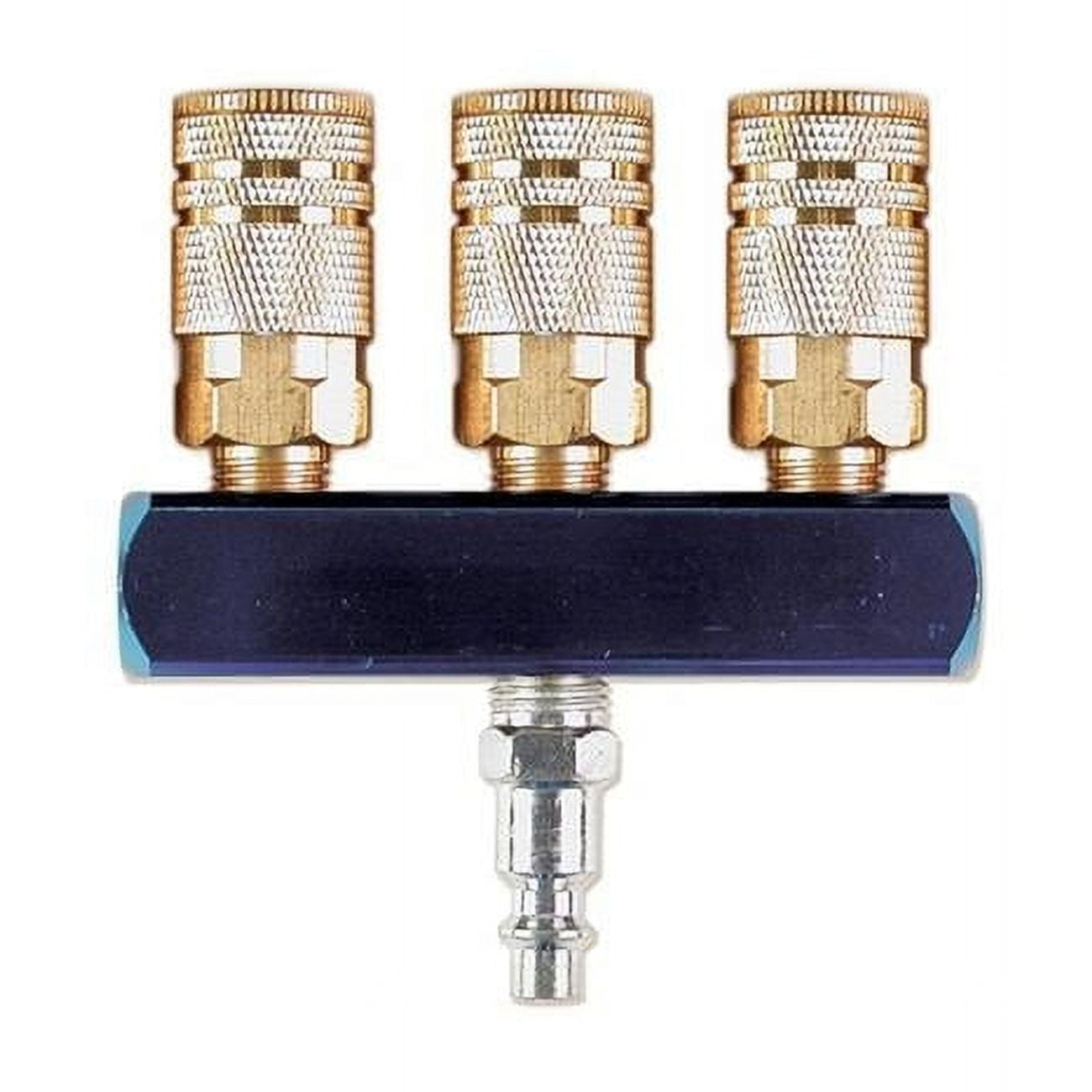 Primefit M1401A-5 0.25 x 0.37 in. Automotive Style 3-Way Round Manifold ...