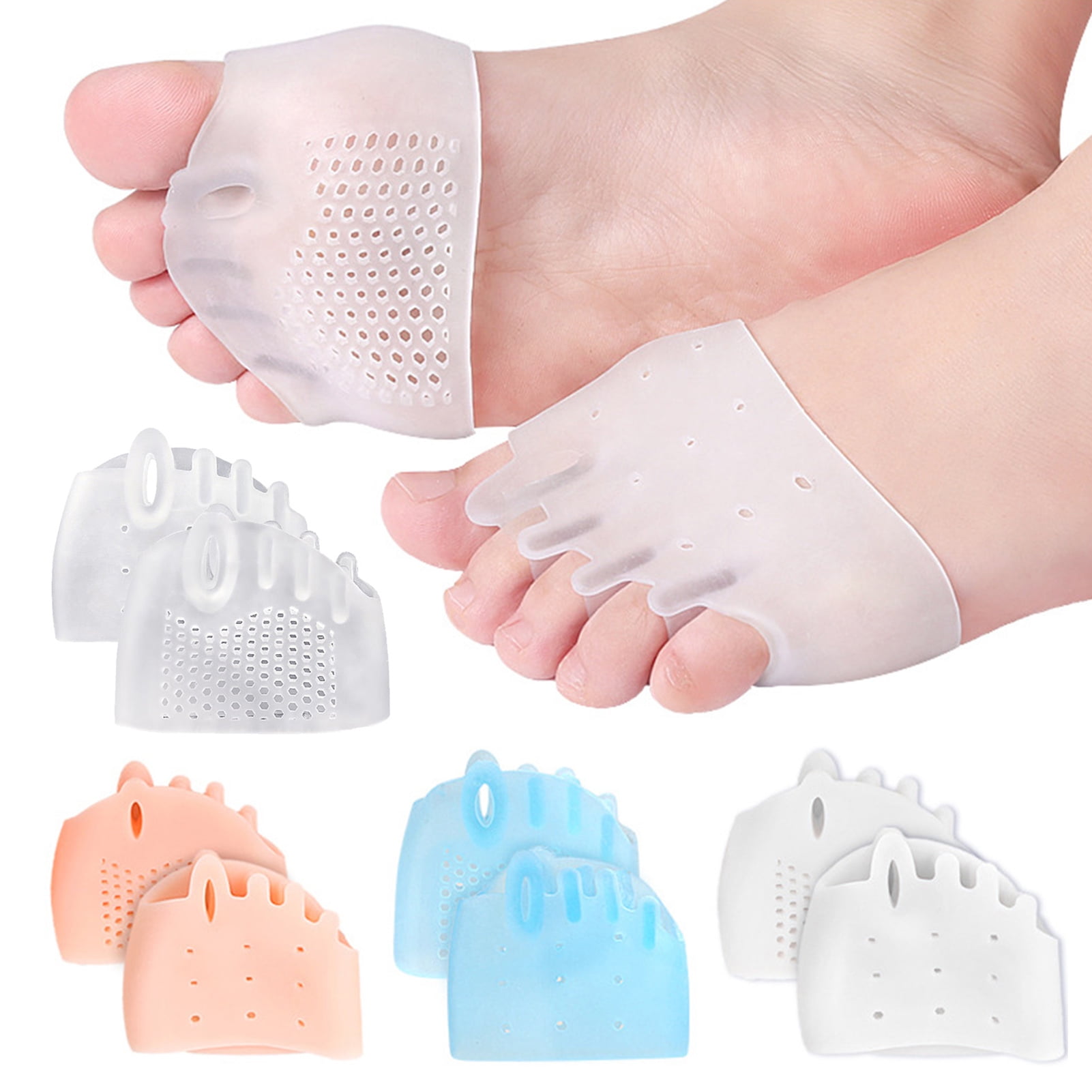 Primegos 1 Pair Silicone Toe Separators for Women Supportive Toe ...