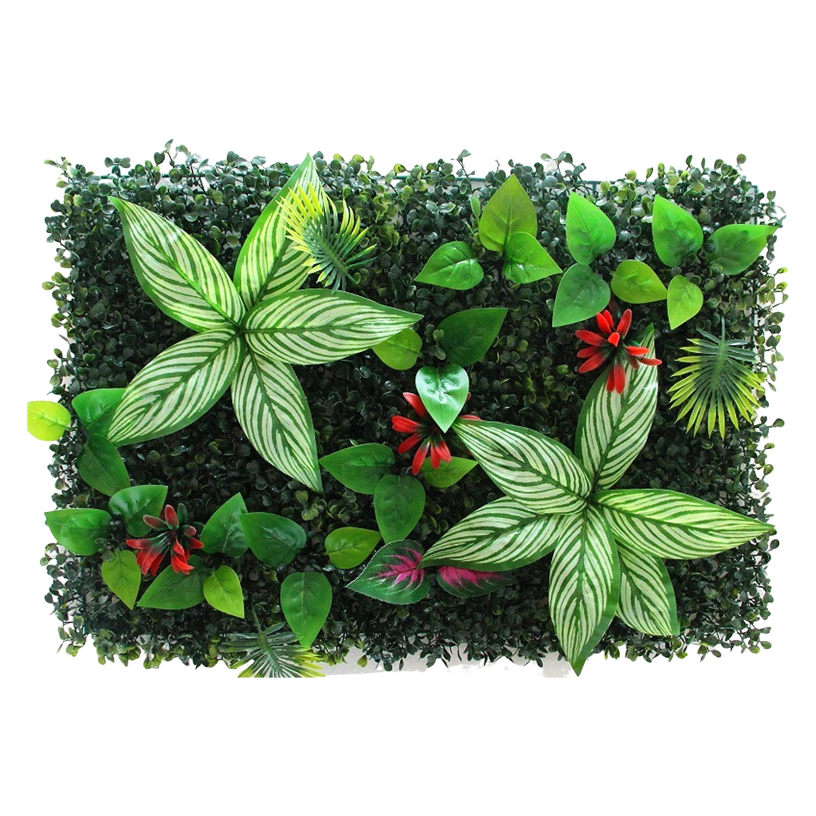 Primegos 40x60CM Artificial Plants Wall Panel Realistic Fake Greenery ...
