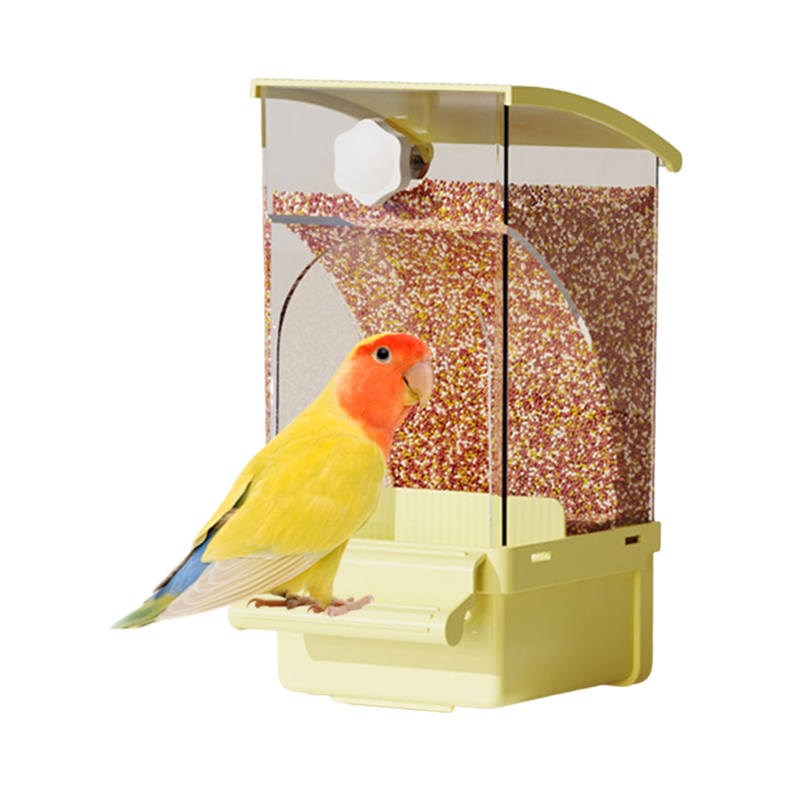 Primegos Bird Feeder Transparent Design Weather-resistant Dustproof ...