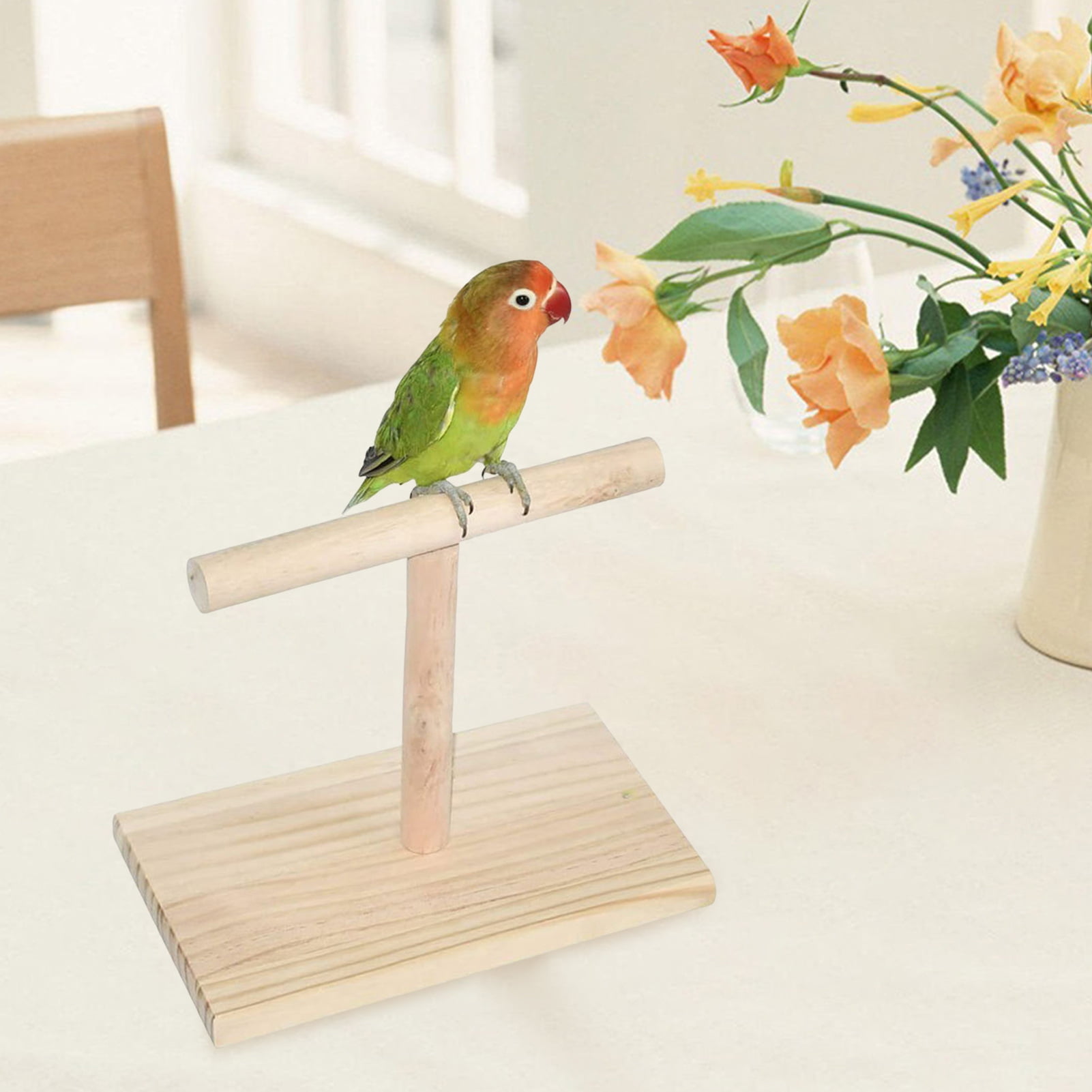 Primegos Bird Perch Stand Cockatiel Training Exercise Play Stand ...