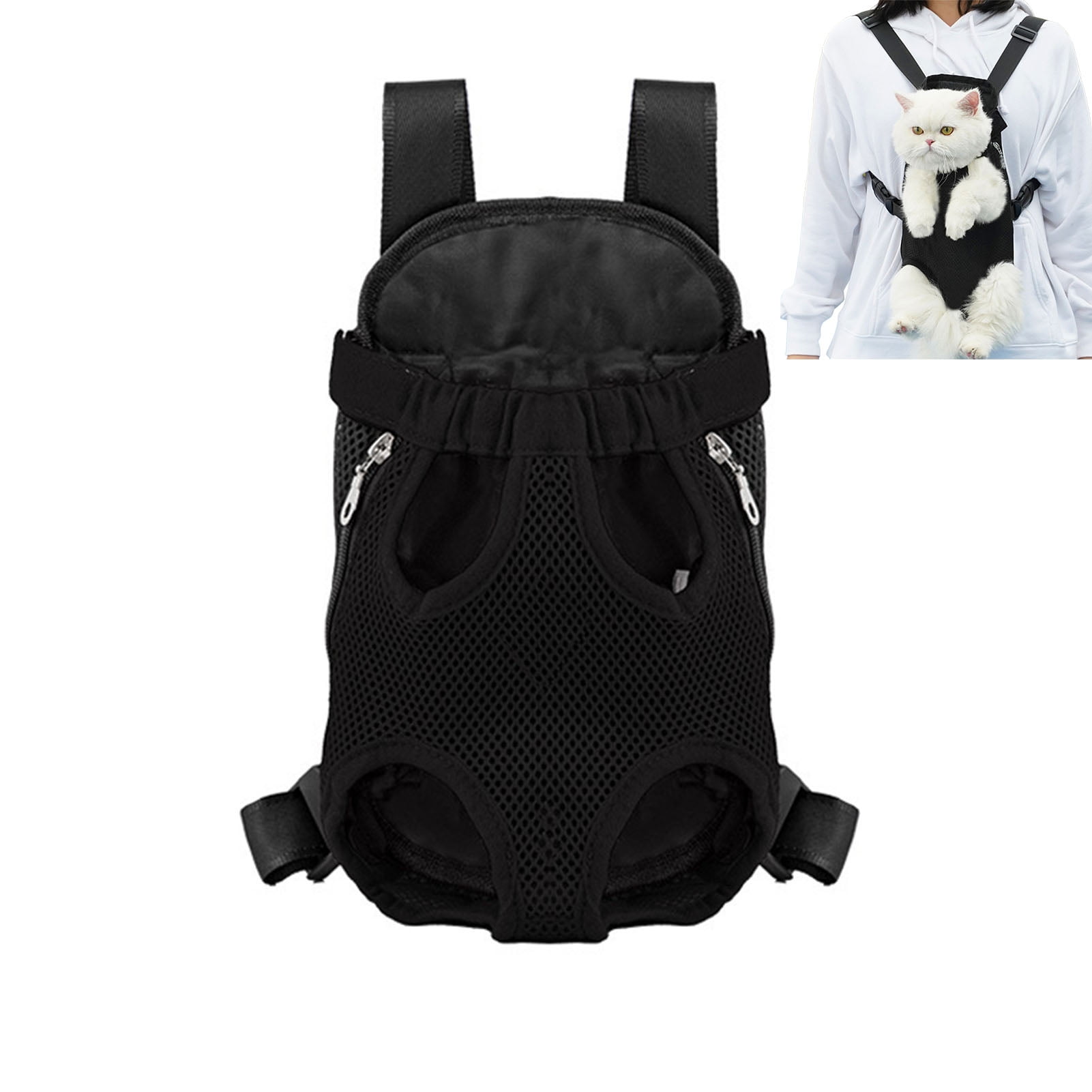 Primegos Pet Carrier Backpack Adjustable Pet Front Carrier, Portable ...