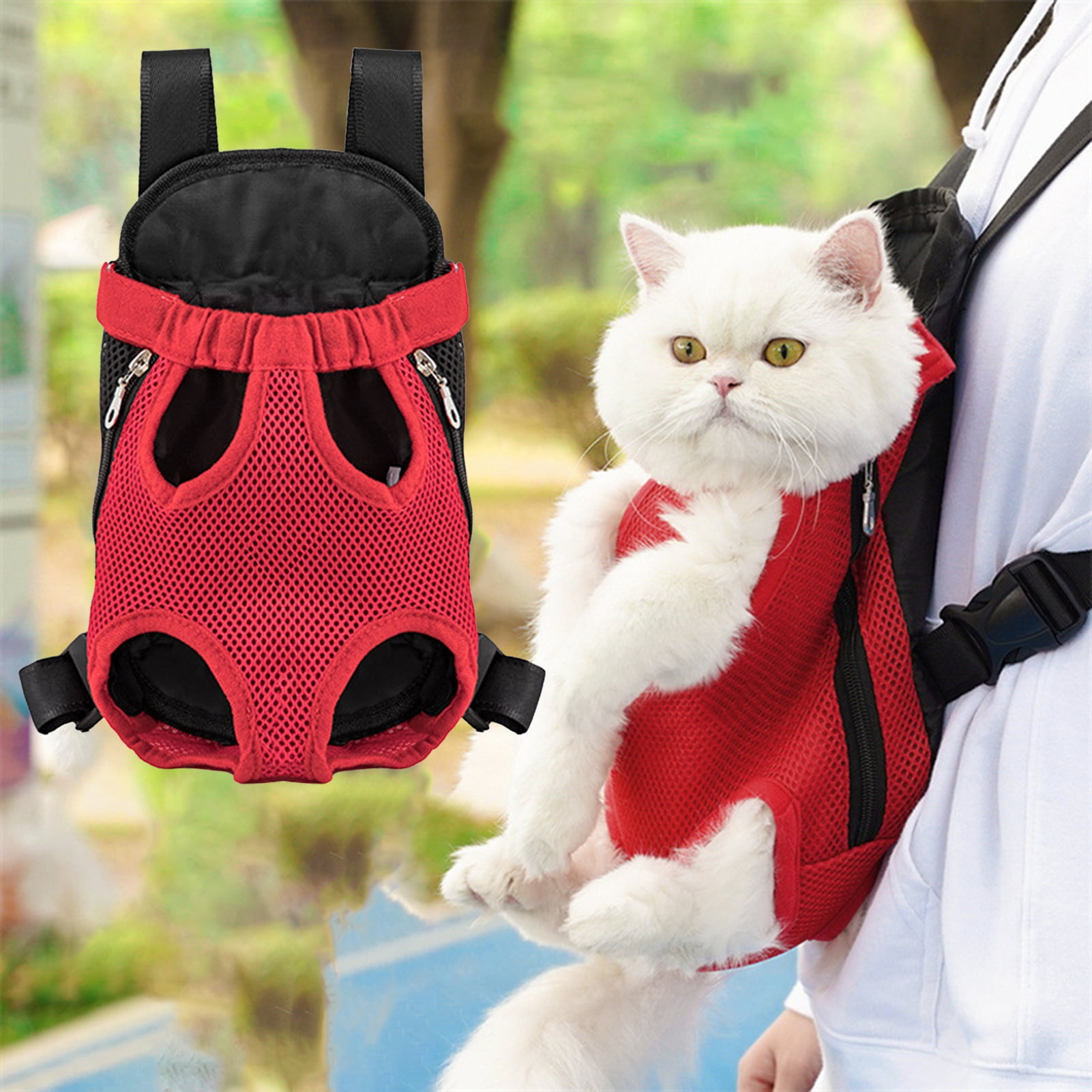 Ventilated Mesh Dog Carrier Bag ETIAL Front Pet Carrier Backpack ...