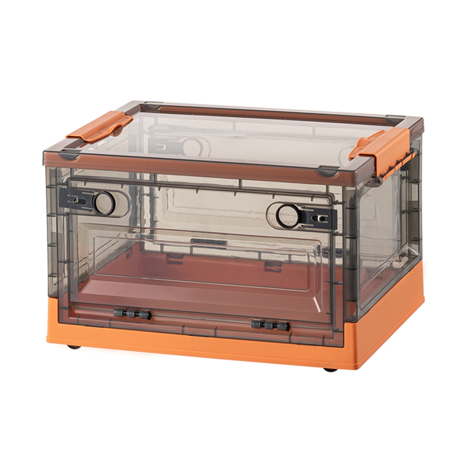 Primegos Storage Box Stackable Plastic Storage Box with Lid Space ...