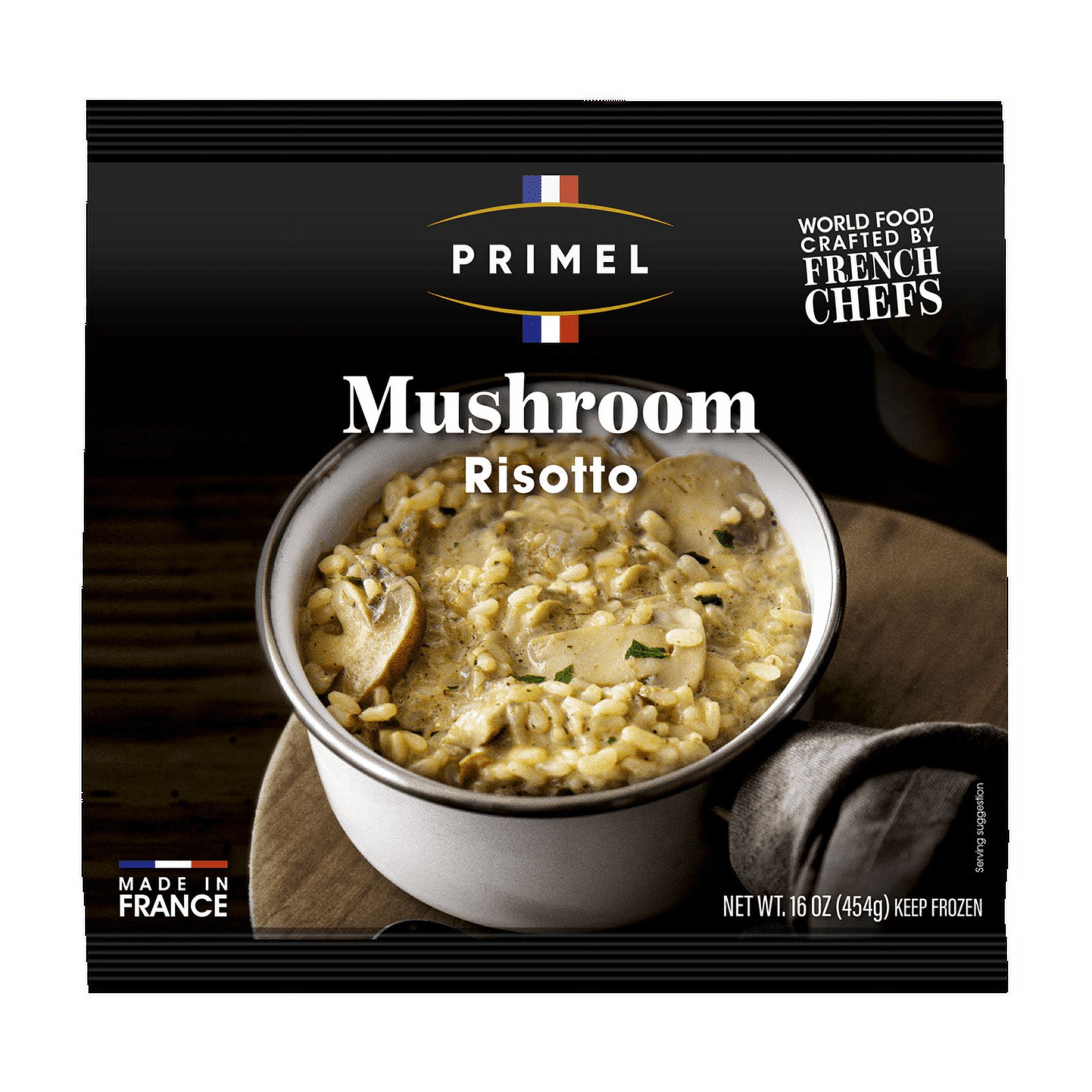 Primel Gastronomie Mushroom Risotto Frozen Meal, 16oz - Walmart.com