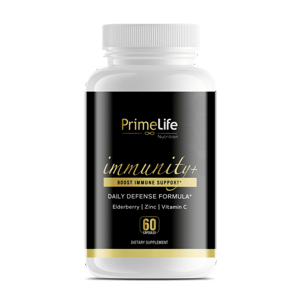 Primelife Immunity+ Immune System Booster with Elderberry, Zinc ...