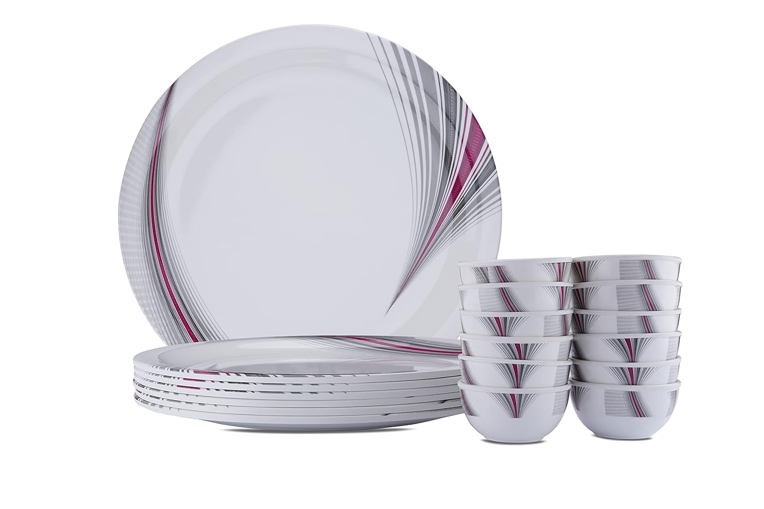 Primelife Made of Melamine Heavyweight Unbreakable Dinnerware 18 Pcs ...