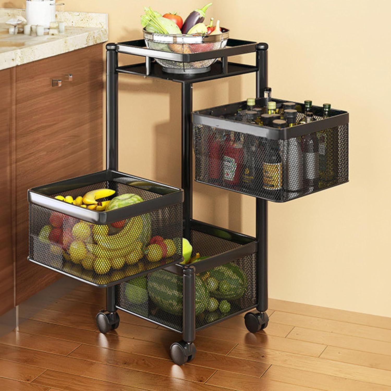 Primelife Organizer Trolley with Wheels Organizer Items and Storage ...