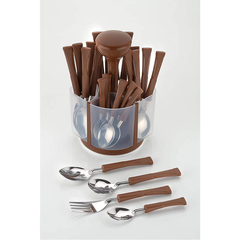 Primelife Three in One Cutlery Set for Dining Table with Stand24 Piece ...