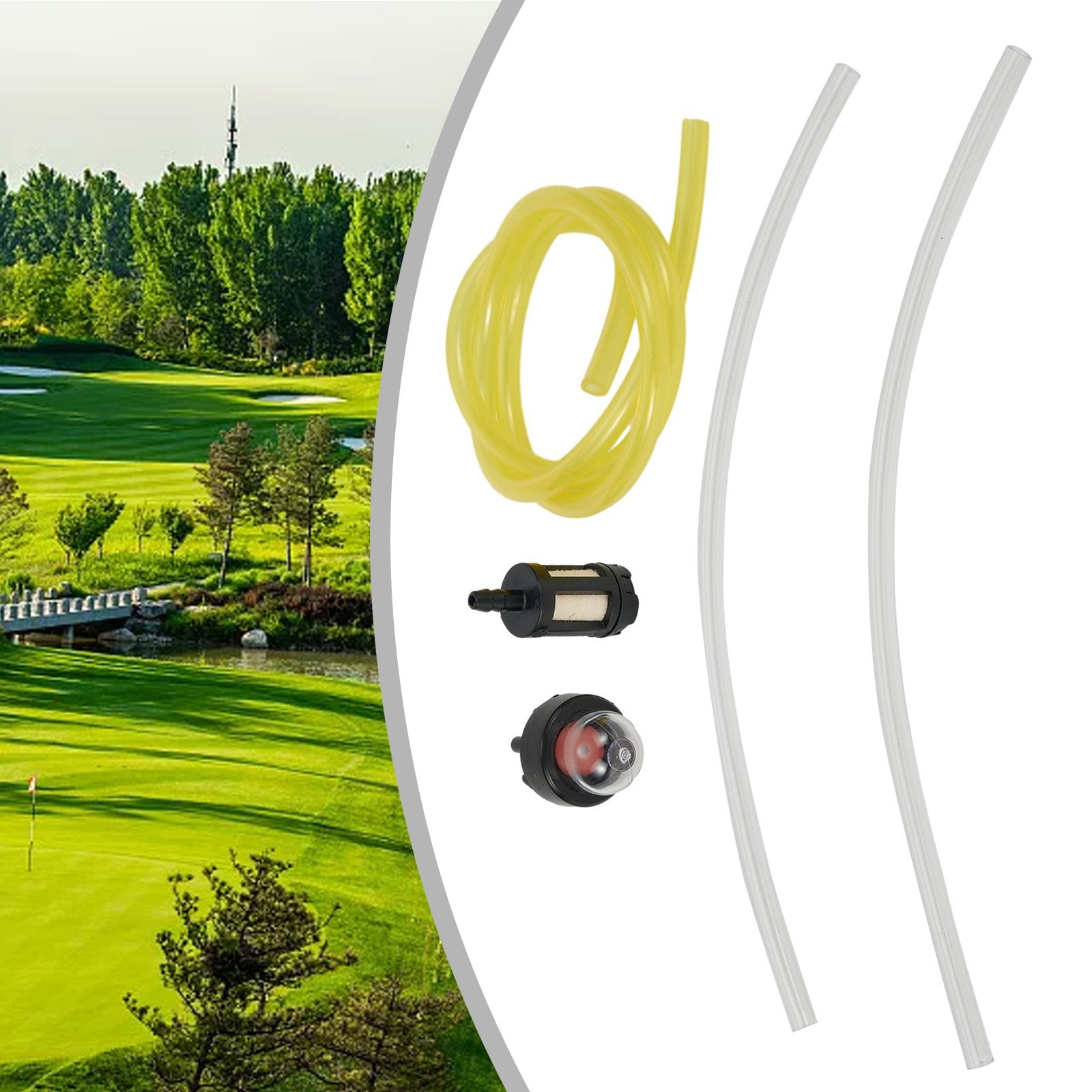 Primer Bulb + Fuel Line + Fuel Filter for Homelite Trimmer Chainsaw ...