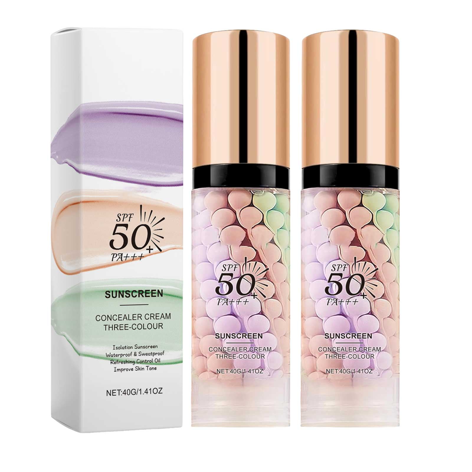 Primer for Face Before Makeup,One Step Color Corector Primer,Spf 50 Pa+ 3 in 1 Sunscreen ...