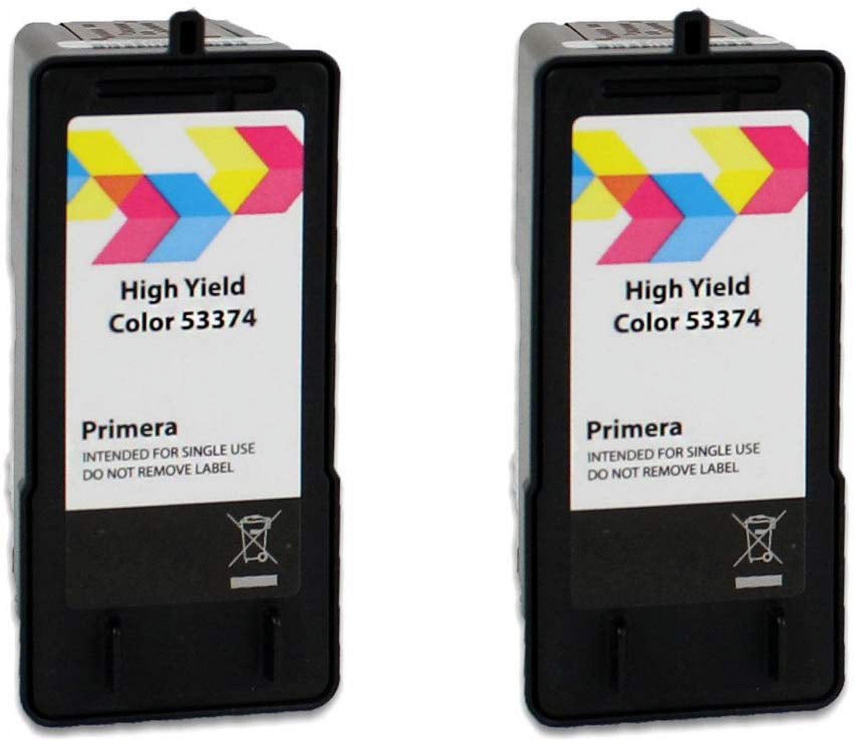 Primera 53374 High Yield Tri-Color Ink Cartridge 2-Pack - Walmart ...