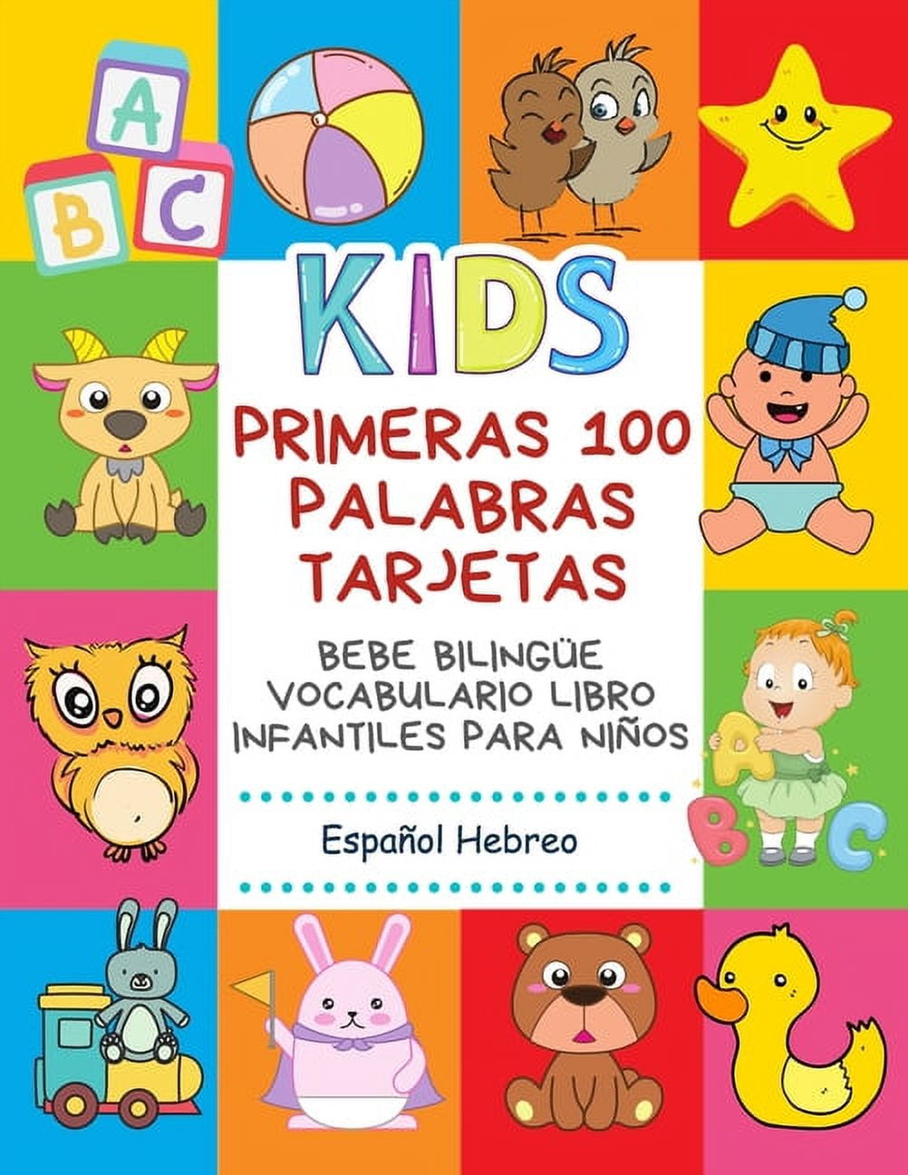 Primeras 100 Palabras Tarjetas Bebe Bilingüe Vocabulario Libro ...