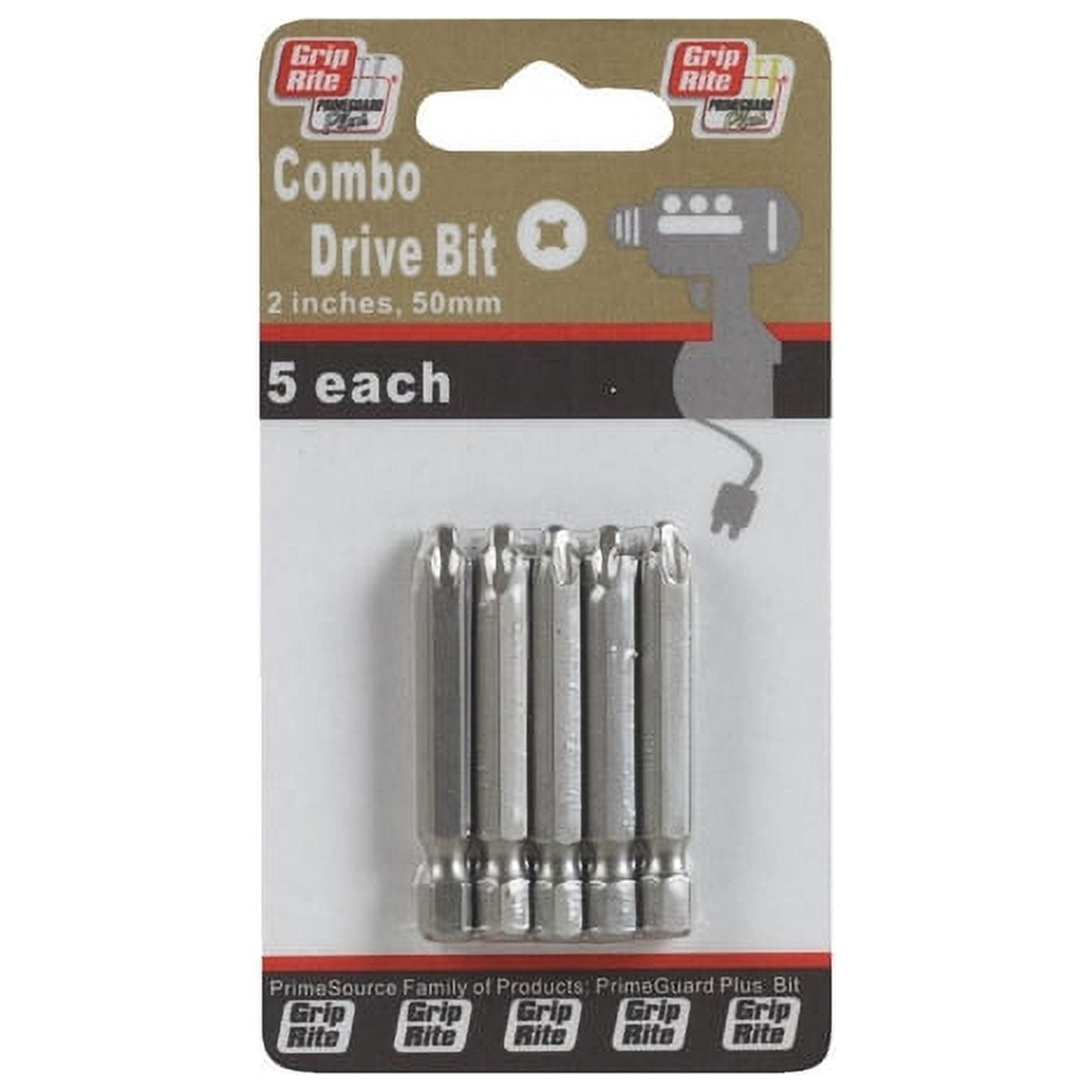 PrimeSource/ 3Gs 2'' Sq./Phillips Combination Power Bit - Walmart.com