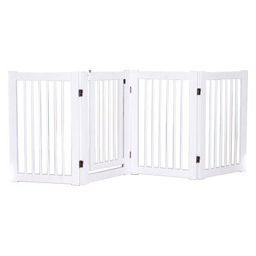Richell Deluxe Freestanding Pet Gate with Door, 28"H - Walmart.com