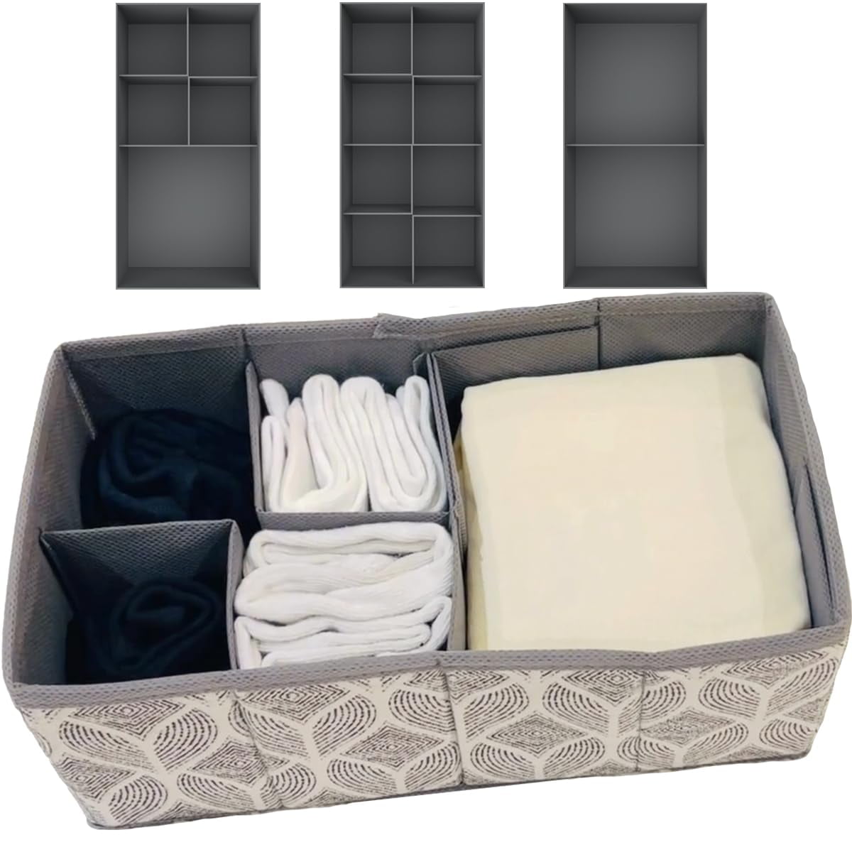 Primeway PP NonWoven Fabric 8Grid Wardrobe Closet Dresser Drawer Magic ...