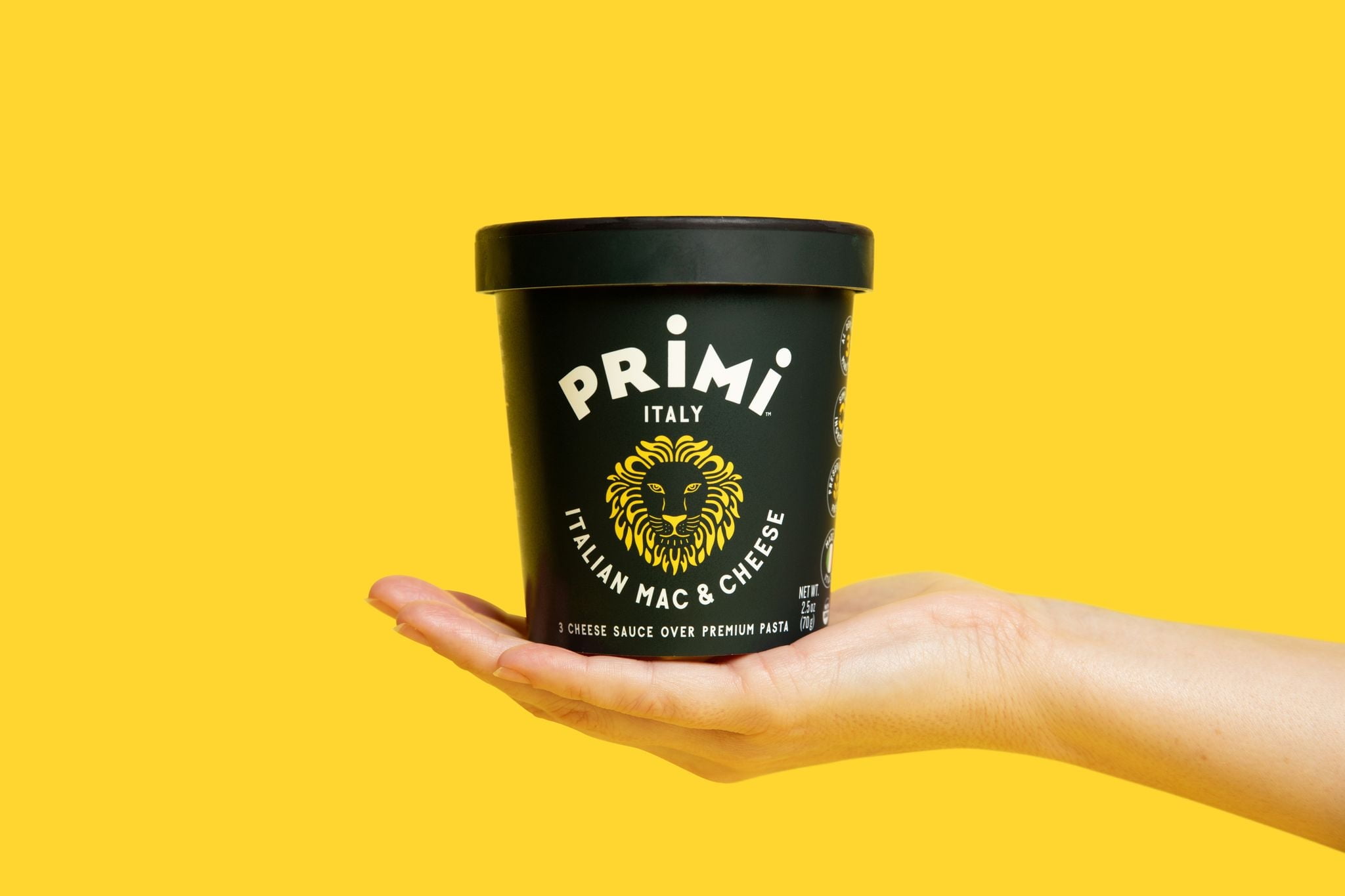 Primi Italian Mac & Cheese Fusilli Pasta Cup, 8-Pack, Made in Italy ...