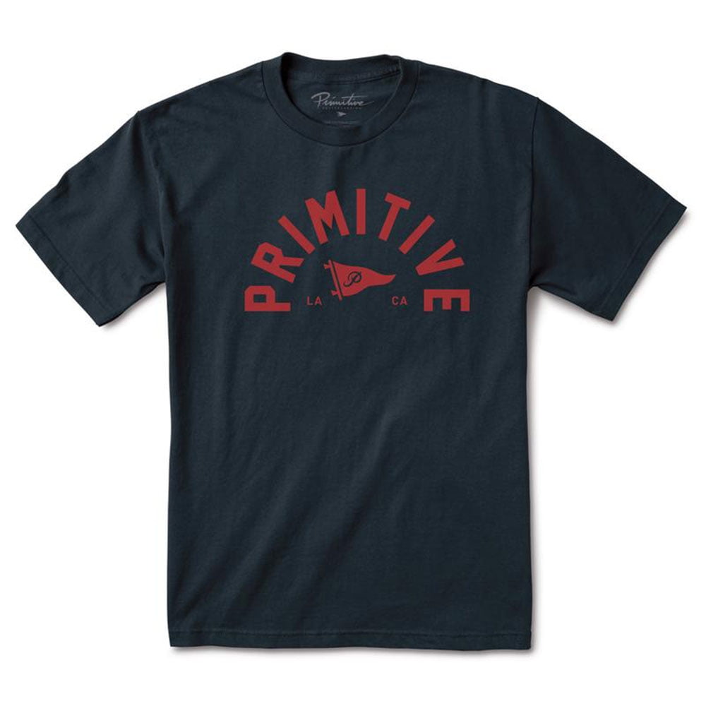 Primitive Apparel Big Arch Pennant T-Shirt Navy - Walmart.com