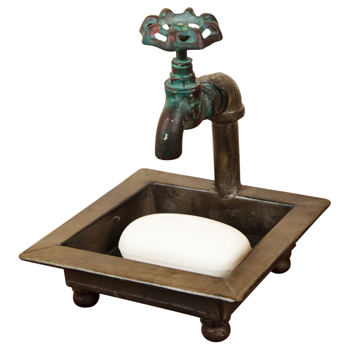 Primitive Country Faucet/Spigot Bath Soap Dish Kitchen/Bathroom ...