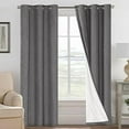 Primitive Linen Curtains 100% Blackout Curtain Drapes Burlap Fabric ...